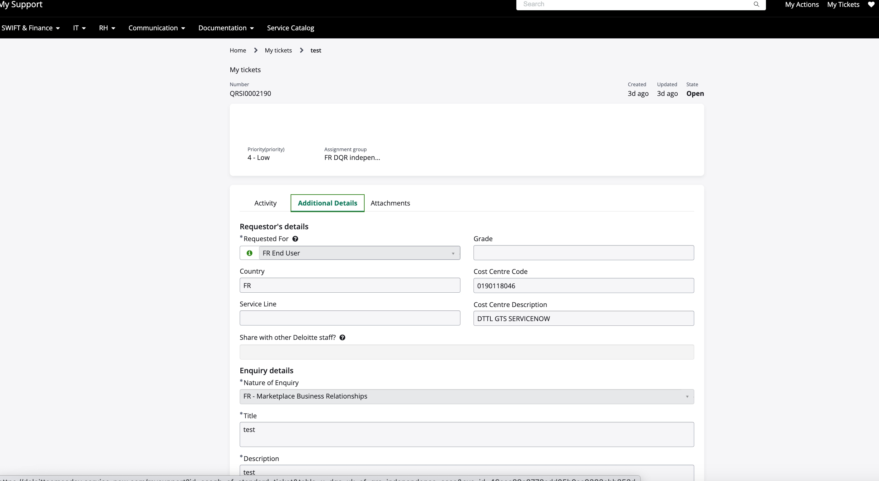 How to configure form field after submit a case re... - ServiceNow Community